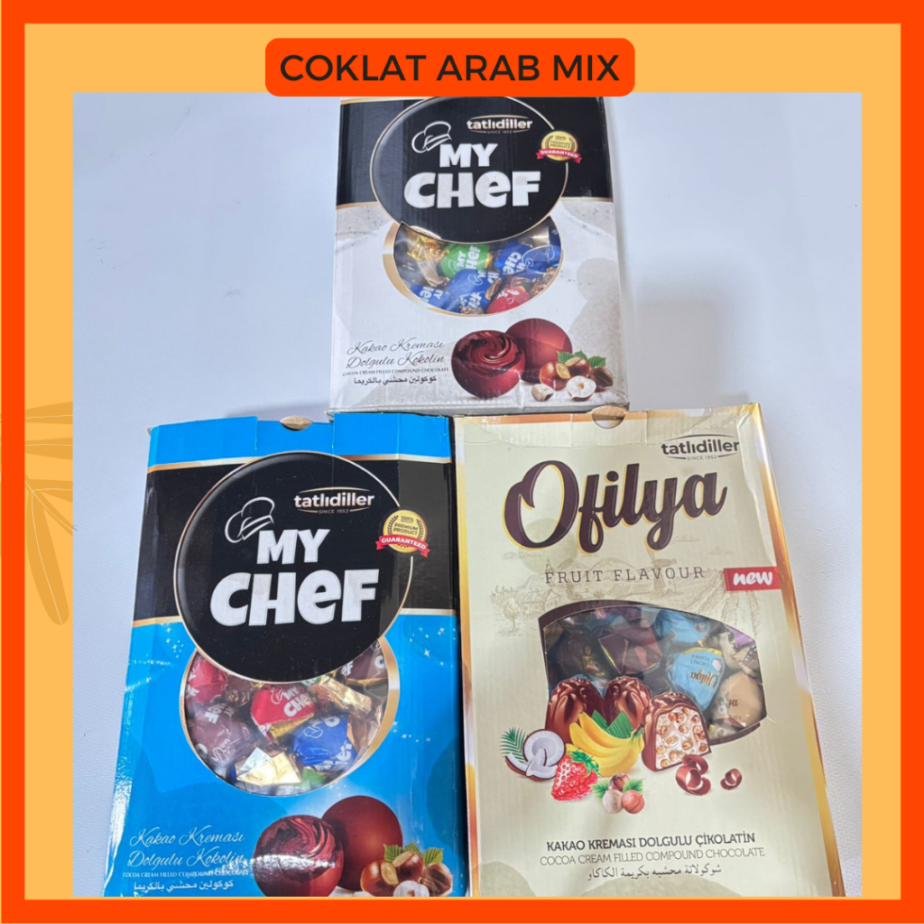 Jual Coklat Arab Mix Campur Turki Premium 2KG Oleh Oleh Haji Umroh ...