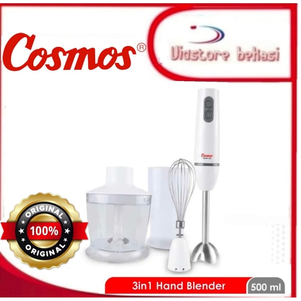 Jual HAND BLENDER COSMOS CB631 BLENDER MULTIFUNGSI KAPASITAS 500ML ...