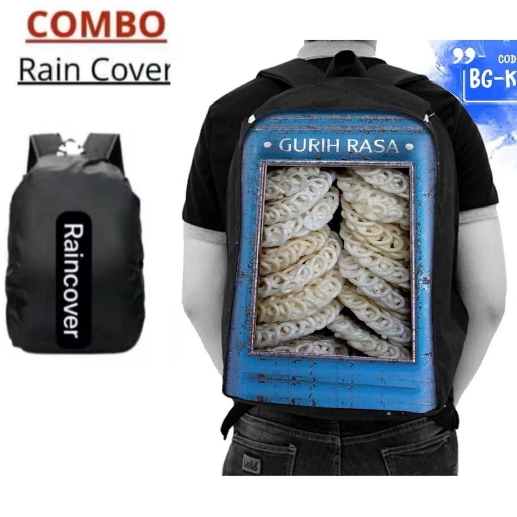 Jual New Tas Ransel Gambar UNIK 3D RETRO LOOK Bag Backpack Unisex Motif ...