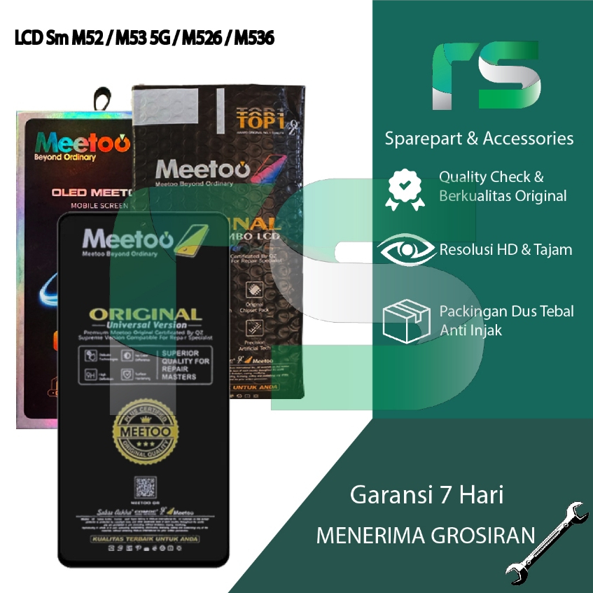 Jual LCD SAM M52 5G / M53 5G / M526 / M536 FULLSET COMPLETE | Shopee ...