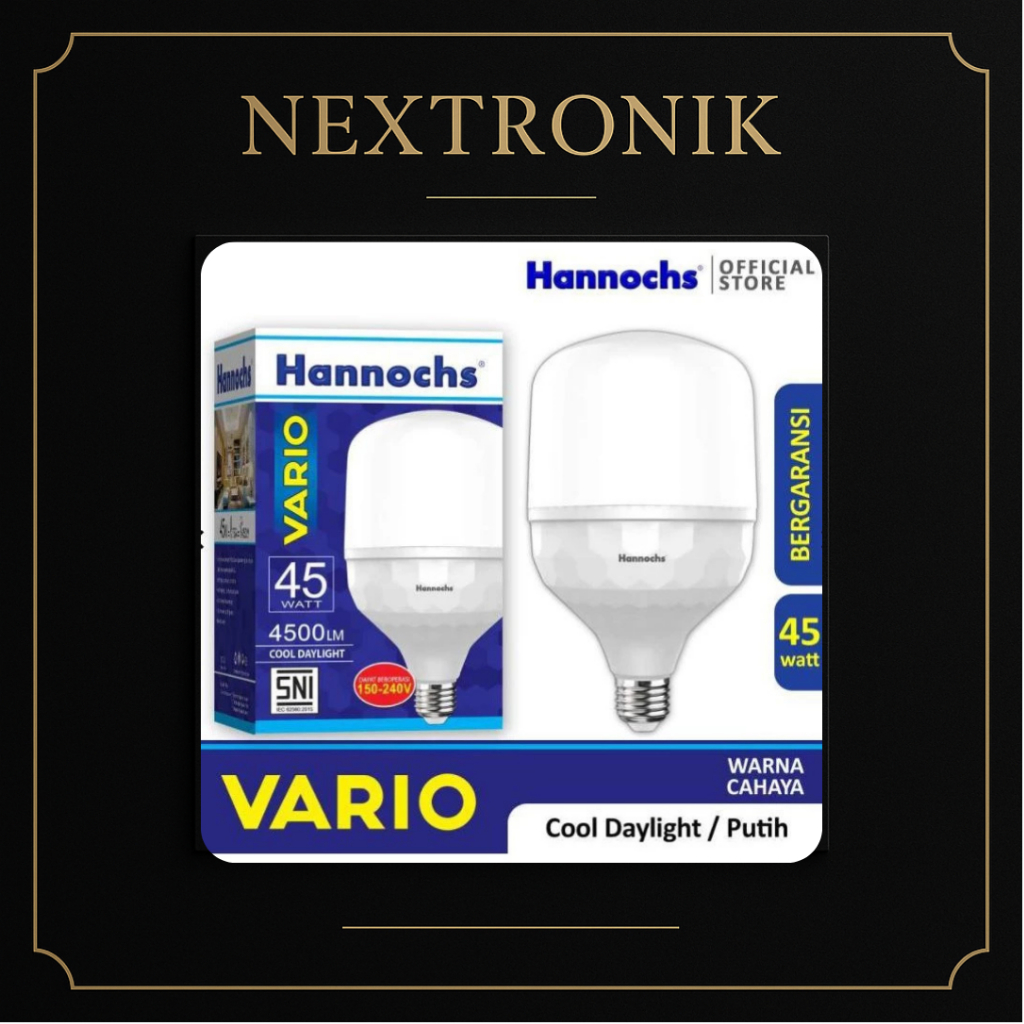 Jual Hannochs Lampu LED Vario 45 Watt Cahaya Putih | Shopee Indonesia