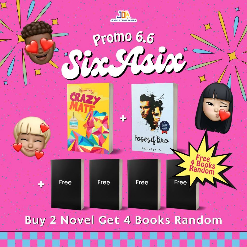 Jual #TimNabungDulu PROMO SIX A SIX - BELI 6 BUKU HANYA 66.666 AJA ...