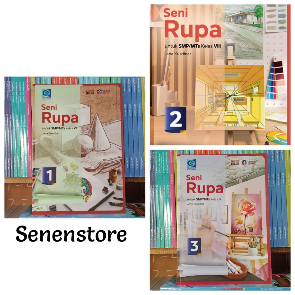 Jual Buku SENI RUPA Kelas 7/VII 8/VIII 9/IX SMP Kurikulum Merdeka Revisi 2025 GRAFINDO | Shopee ...