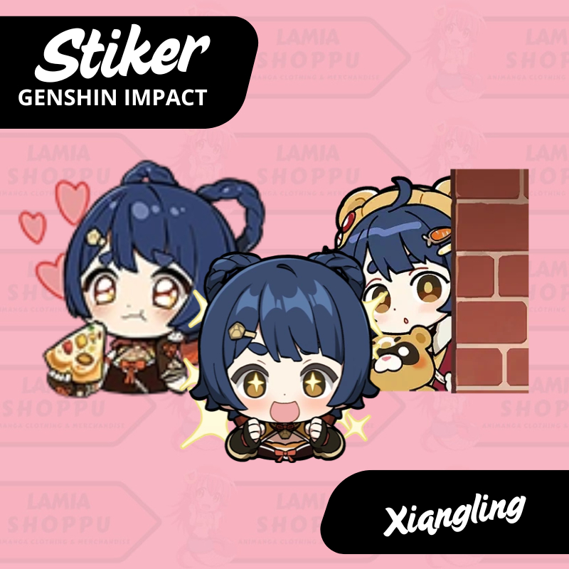 Jual Sticker Genshin Impact Xiangling | Stiker Xiangling Genshin ...