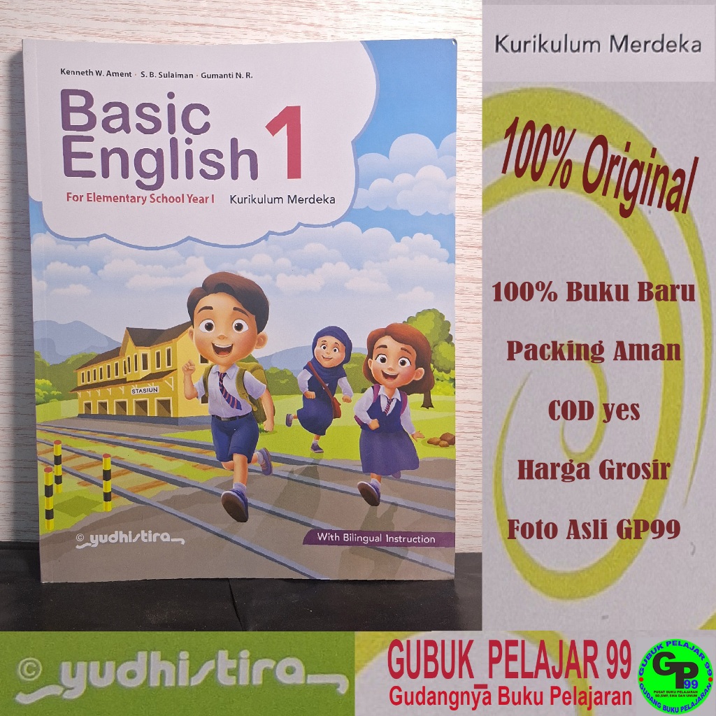 Jual Bahasa Inggris BASIC ENGLISH Kelas 1 SD/MI KURIKULUM MERDEKA ...