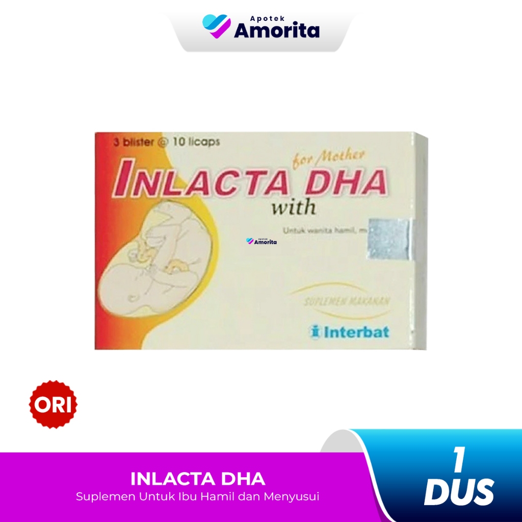 Jual Inlacta DHA 1 Dus 30 Kapsul - Suplemen Ibu Hamil dan Menyusui ...