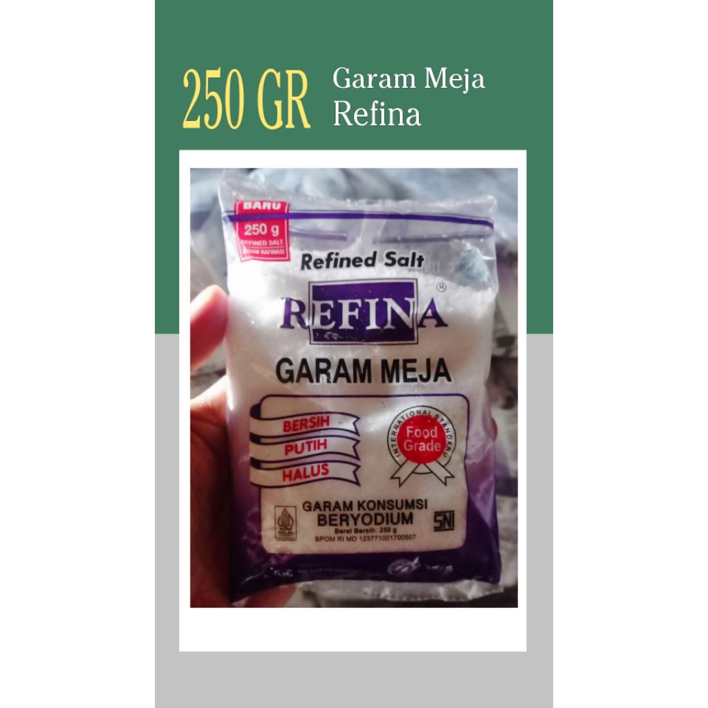 Jual Refina 250 Gr Refined Salt | Shopee Indonesia