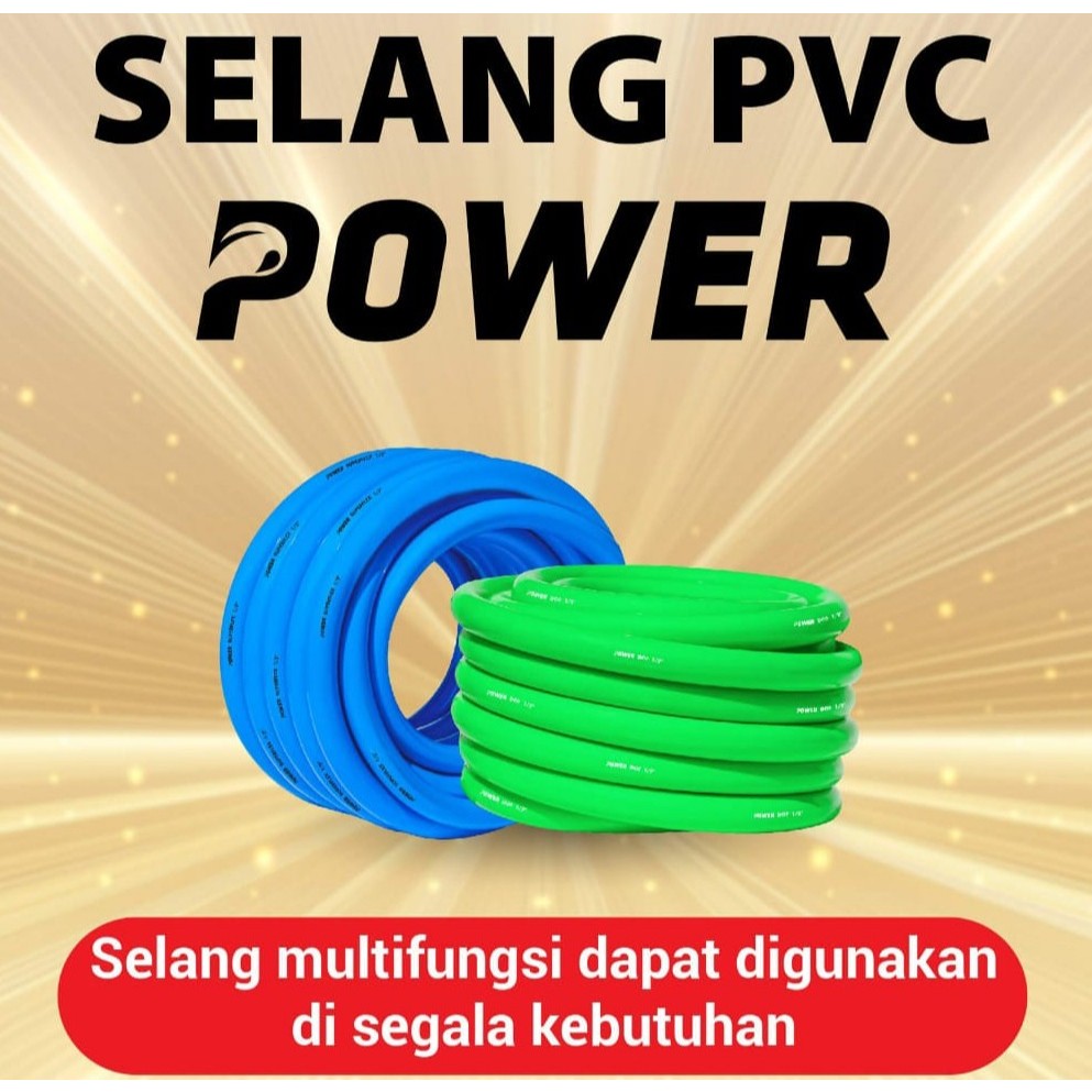 Jual [1 ROLL 50 METER] SELANG AIR PVC POWER DOF | Shopee Indonesia
