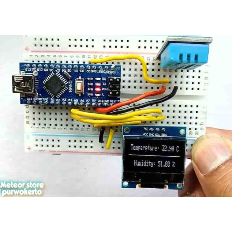 Jual sistem pengukur suhu dan kelembapan ruangan berbasis arduino nano ...