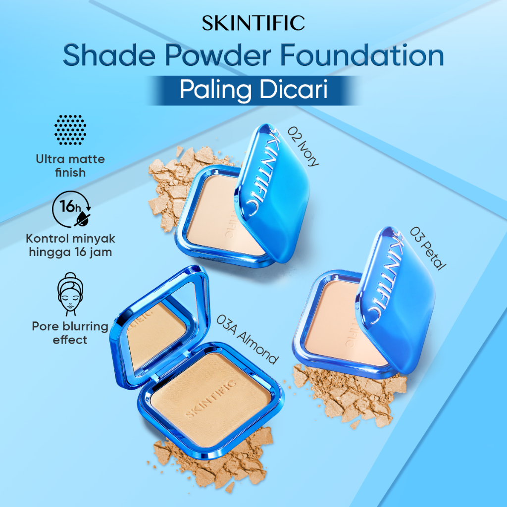 Jual [SKINTIFIC AUTHORIZED] Ultra Cover Powder Foundation 9g | Two Way ...