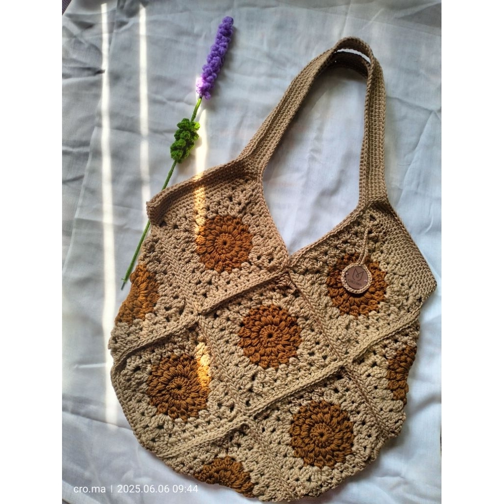Jual Tas Rajut Granny Square (Tote Bag) | Shopee Indonesia