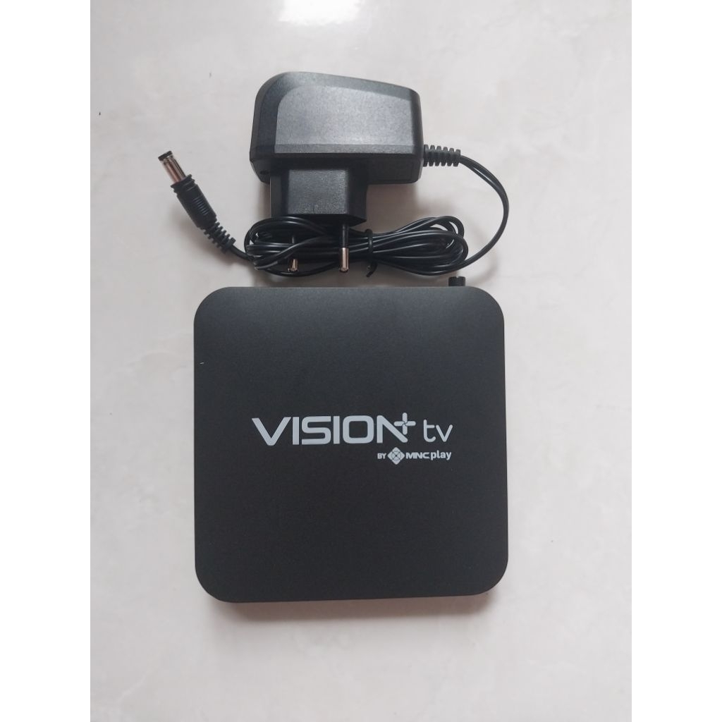 Jual STB tv android vision+/ fw ORI/ unit+ adapter | Shopee Indonesia