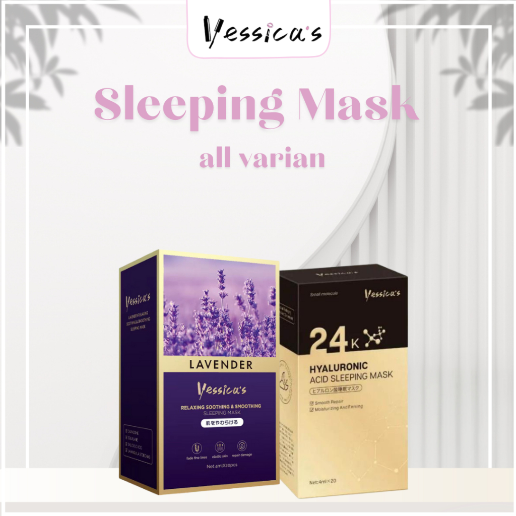 Jual READY YESSICA SLEEPING MASK ISI 20 SACHET ( HYALURONIC ACID 24K ...