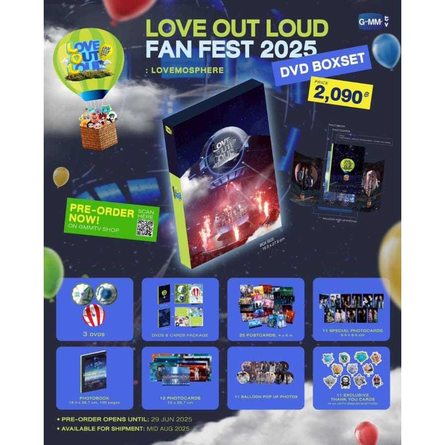 Jual (BACA DEKSRIPSI)SHARING BOXSET LOL FANFEST 2025 LOVE OUT LOAD FAN ...