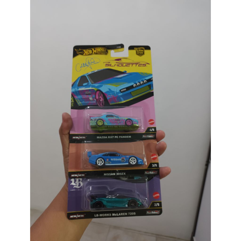Jual 3 HOT WHEELS PREMIUM SILHOETTES | MAZDA RX7 PANDEM | NISSAN 300ZX ...