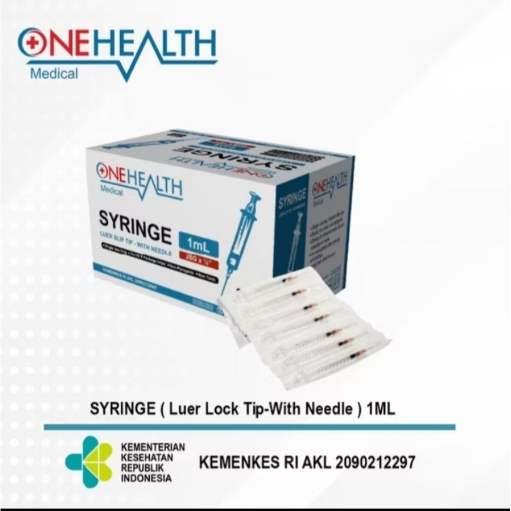 Jual Spuit 1 Ml / Syringe 1 CC Disposable Per Pcs | Shopee Indonesia