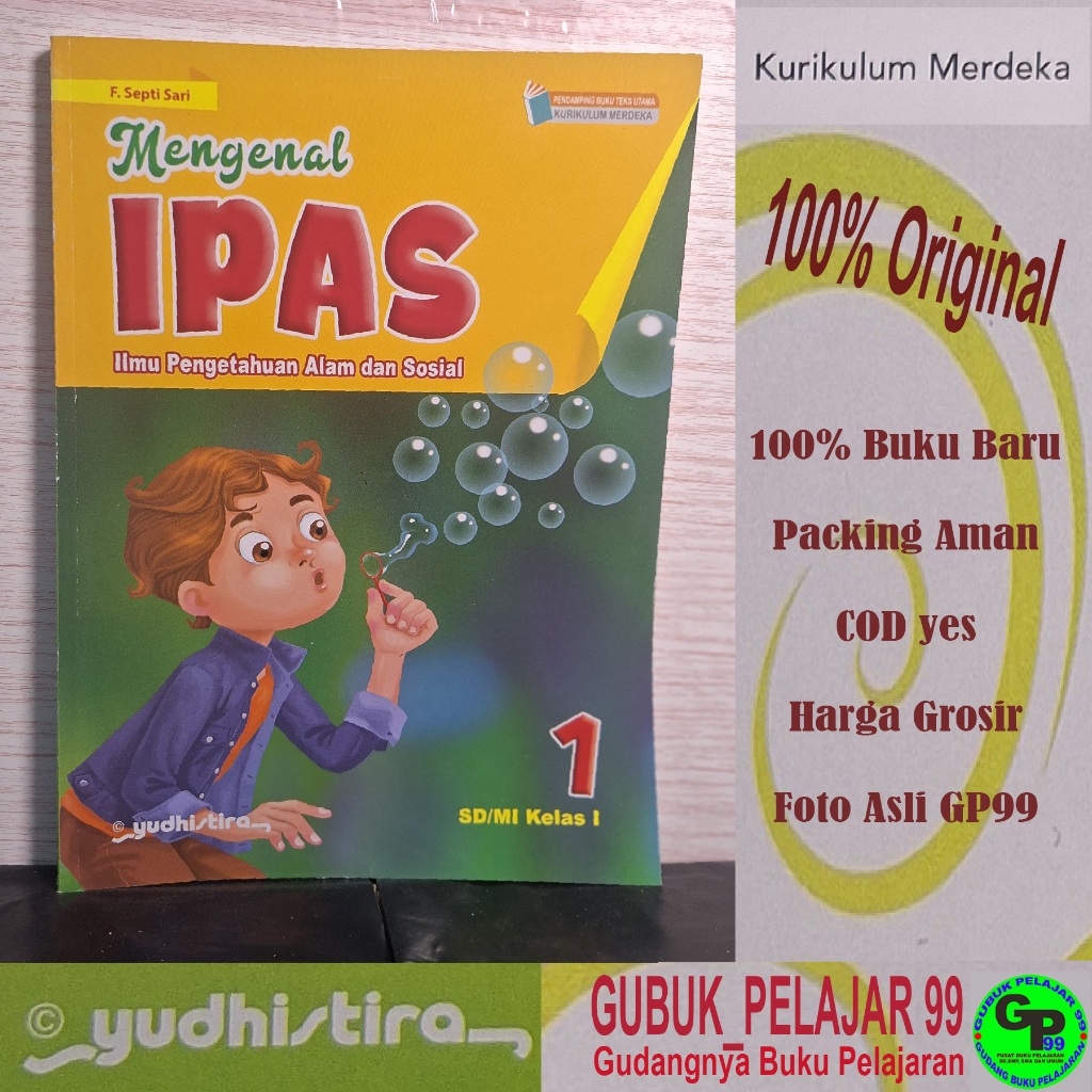 Jual Mengenal IPAS 1 (Ilmu Pengerahuan Alam & Sosial) Kelas 1 SD/MI ...
