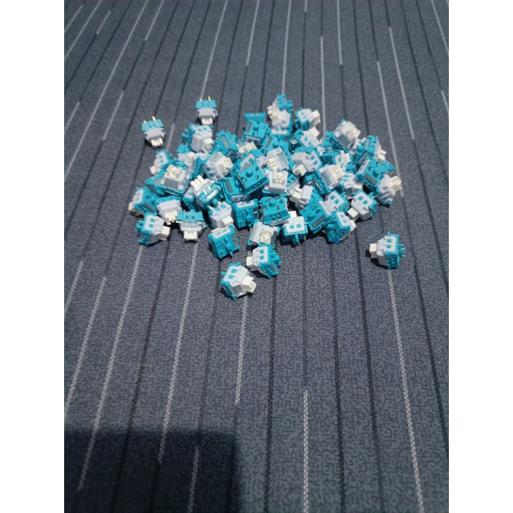 Jual Leobog Turquoise Switch Linear 5 Pin (70 pcs) Mechanical Keyboard ...