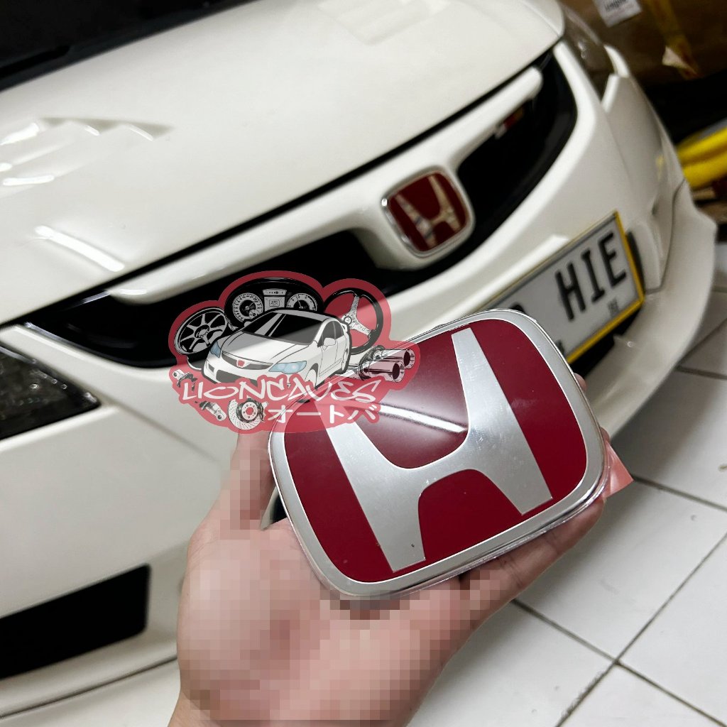 Jual Original Red Emblem for Civic Type R FD2R (front emblem) Emblem ...