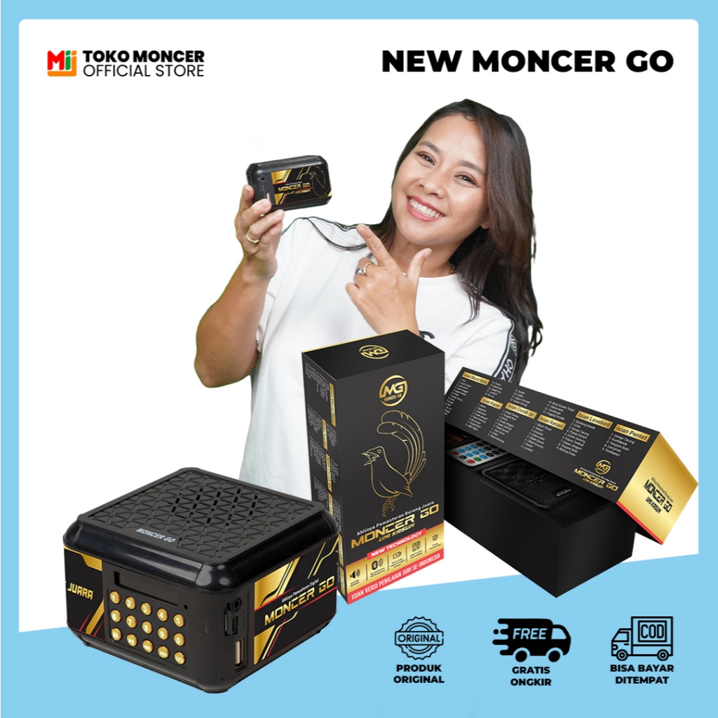 Jual Moncer Go New Technology Pemasteran Burung Digital Suara By Umi ...