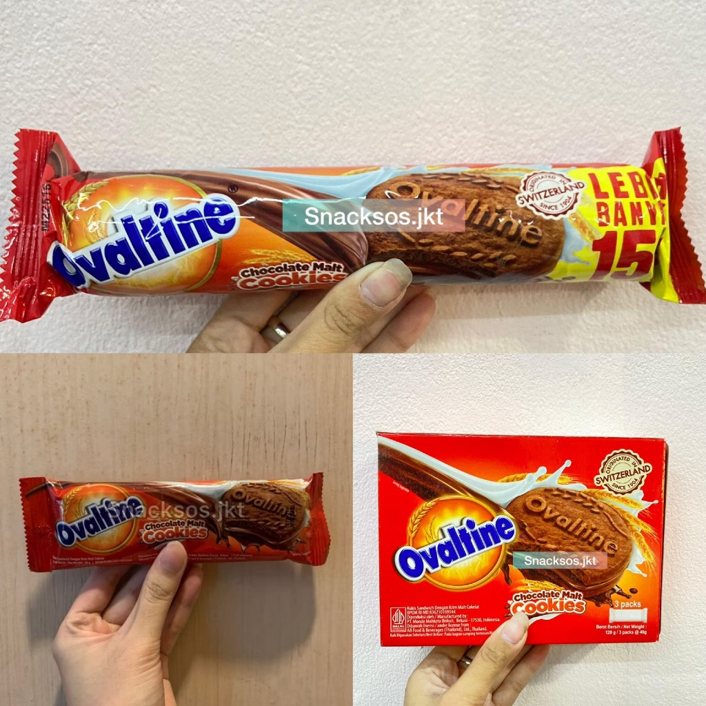 Jual Ovaltine Chocolate Malt Biscuits HALAL | Shopee Indonesia