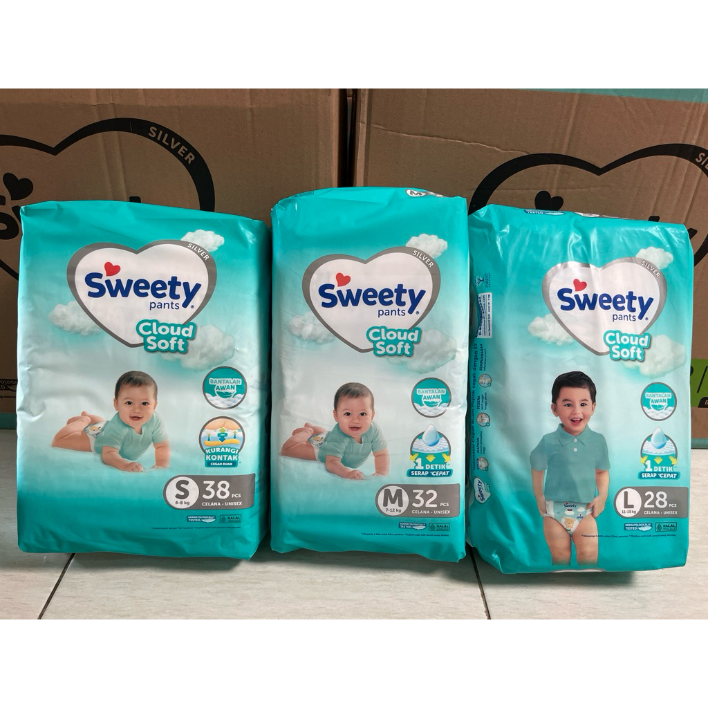 Jual Sweety Silver Pants S38 M32 L28 XL24 XXL22 | Shopee Indonesia