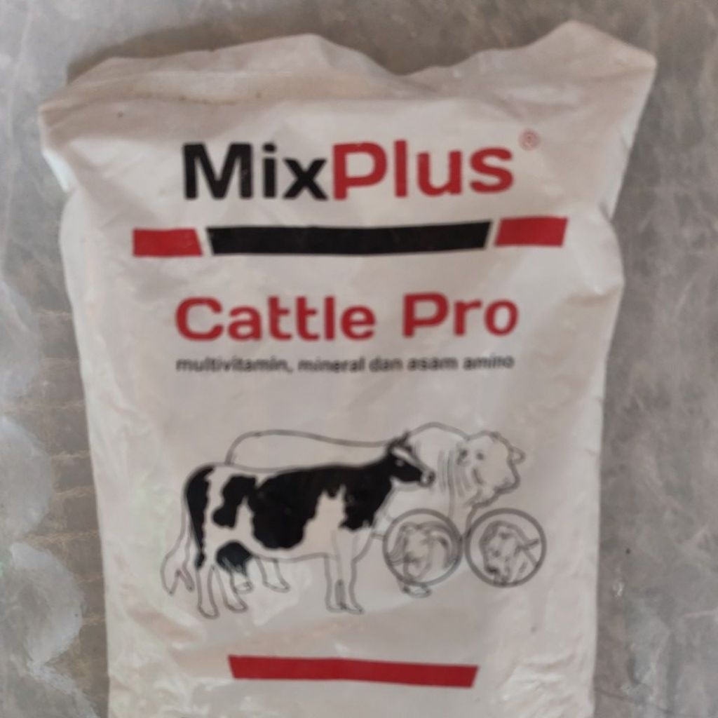 Jual MIX PLUS CATTLE PRO PREMIX SAPI KAMBING VITAMIN PENGGEMUKAN DAN ...