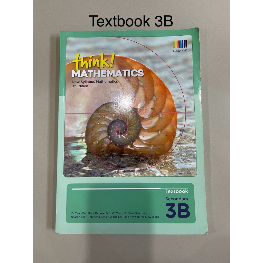 Jual Original Think Mathematics 3B Textbook & Workbook New Syllabus ...