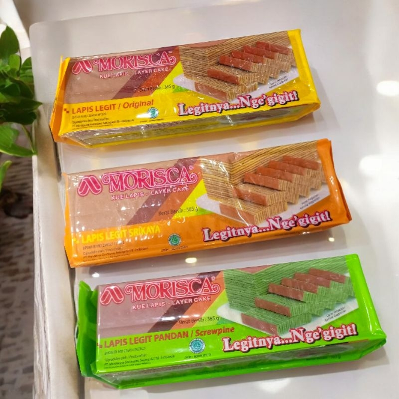 Jual Camilan Makanan Kue Lapis Legit / Layer Cake Morisca 500 Gr dan ...
