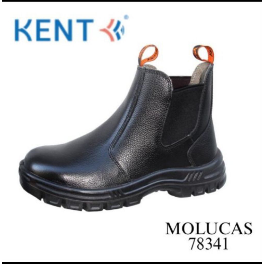 Jual SEPATU SAFETY / SAFETY SHOES KENT MOLUCAS 78341 Hitam | Shopee ...