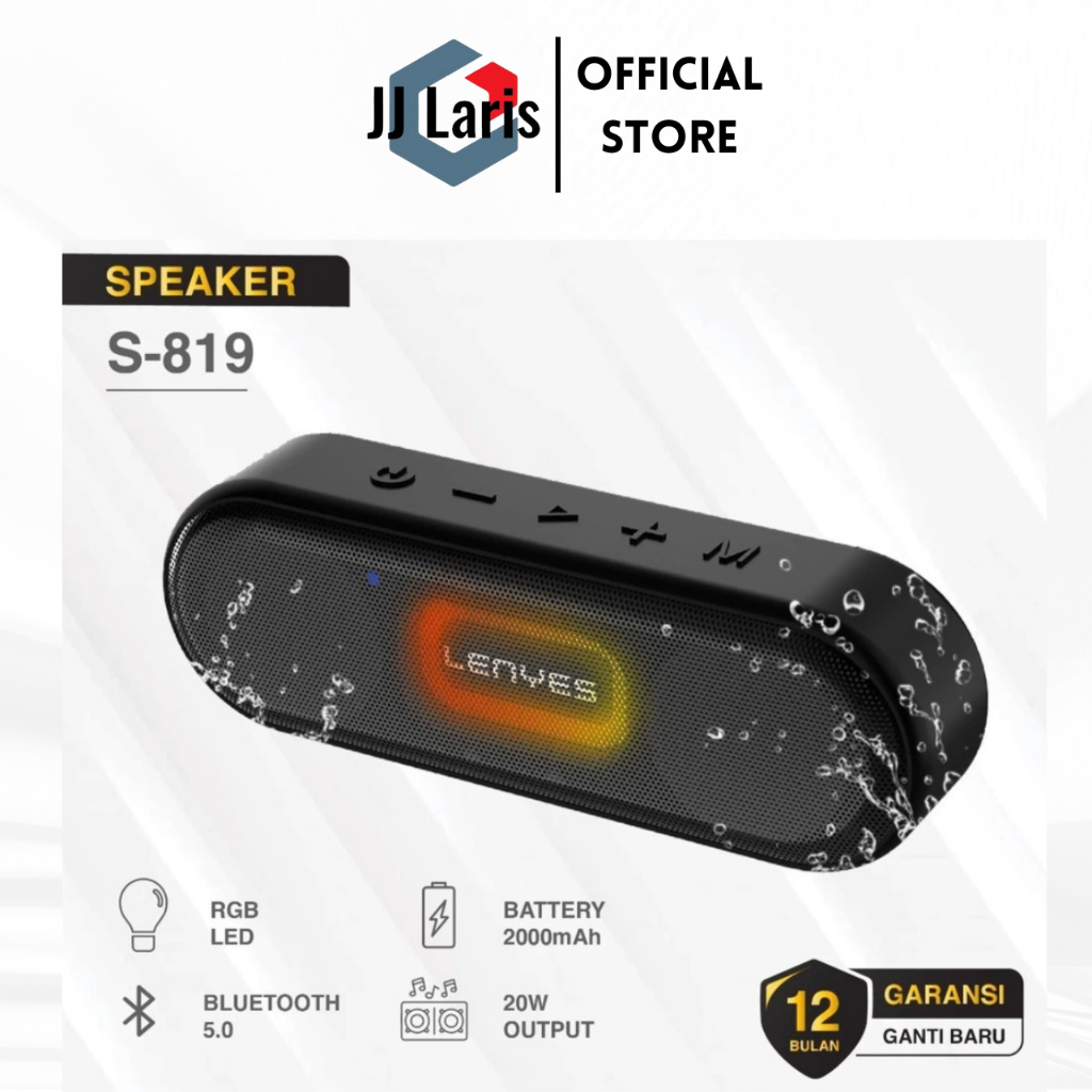 Jual Speaker Lenyes S819 20W RGB Waterproof IPX6 Wireless Bluetooth ...
