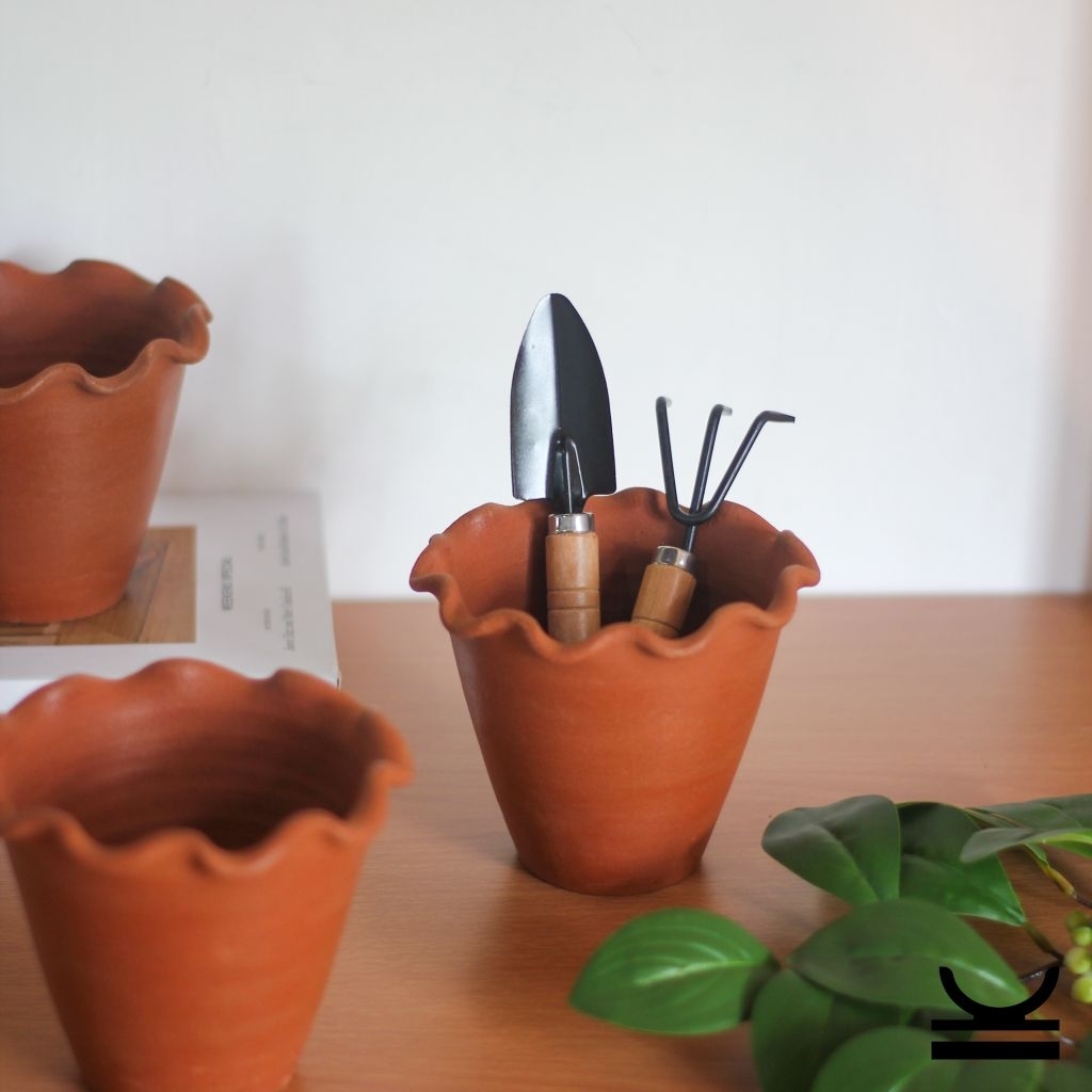 Jual (PB4F) Pot Gerabah | Pot Terakota | Pot Tanah Liat | Pot Tanaman ...