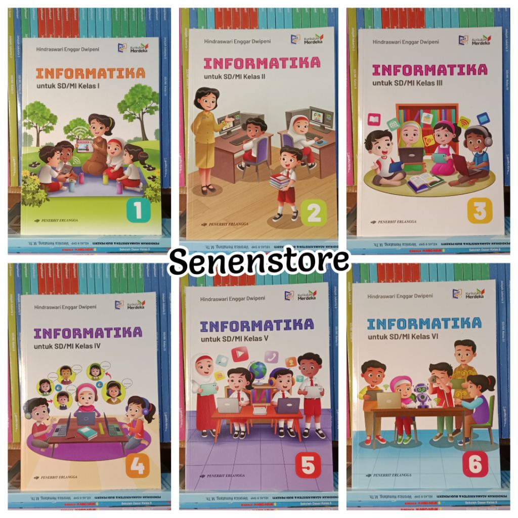 Jual Buku INFORMATIKA Kelas 1 2 3 4 5 6 SD/MI Kurikulum Merdeka Erlangga | Shopee Indonesia