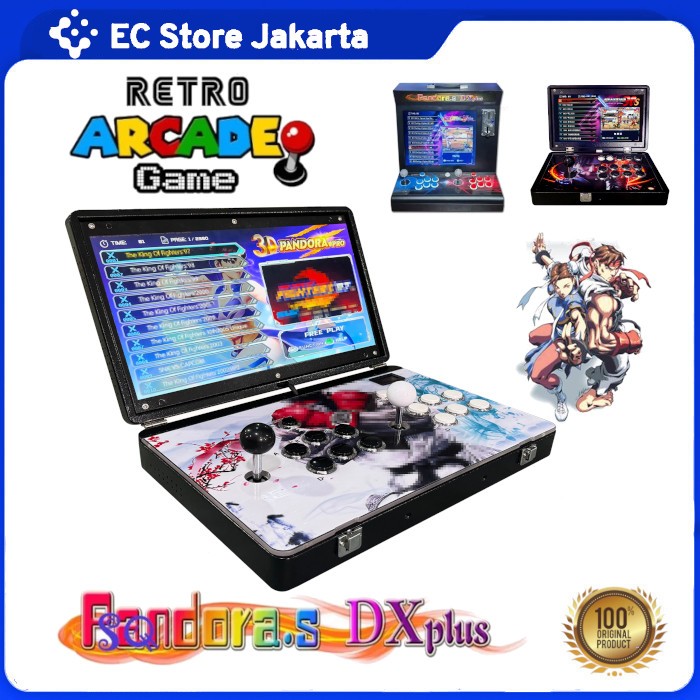 Jual PANDORA DX Plus Arcade Games Stick 3D Game Box Video Game Classic ...