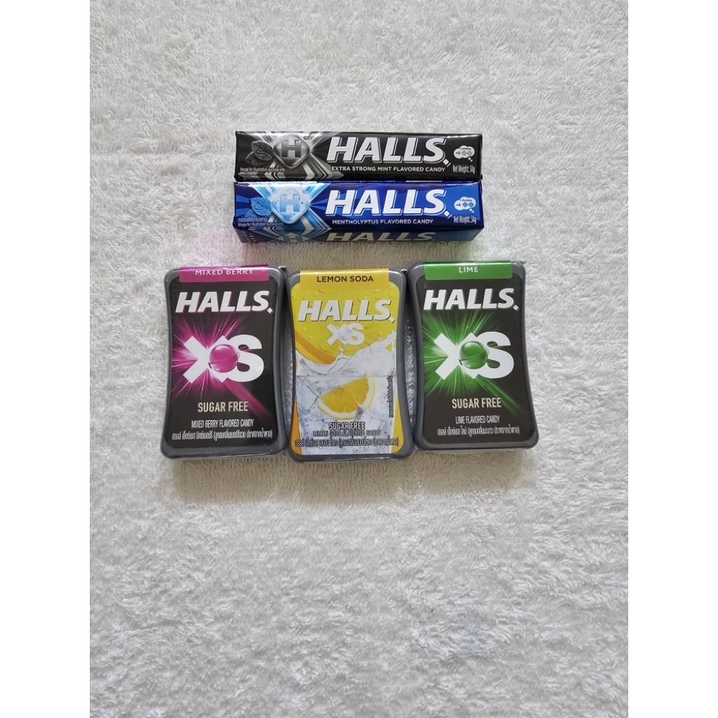 Jual Thailand Halls Stick Candy Mentholyptus Extra Strong Mint & Halls ...