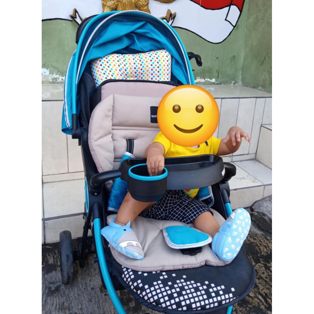 Jual Jual Preloved Stroller Babyelle Tango Biru | Shopee Indonesia ...