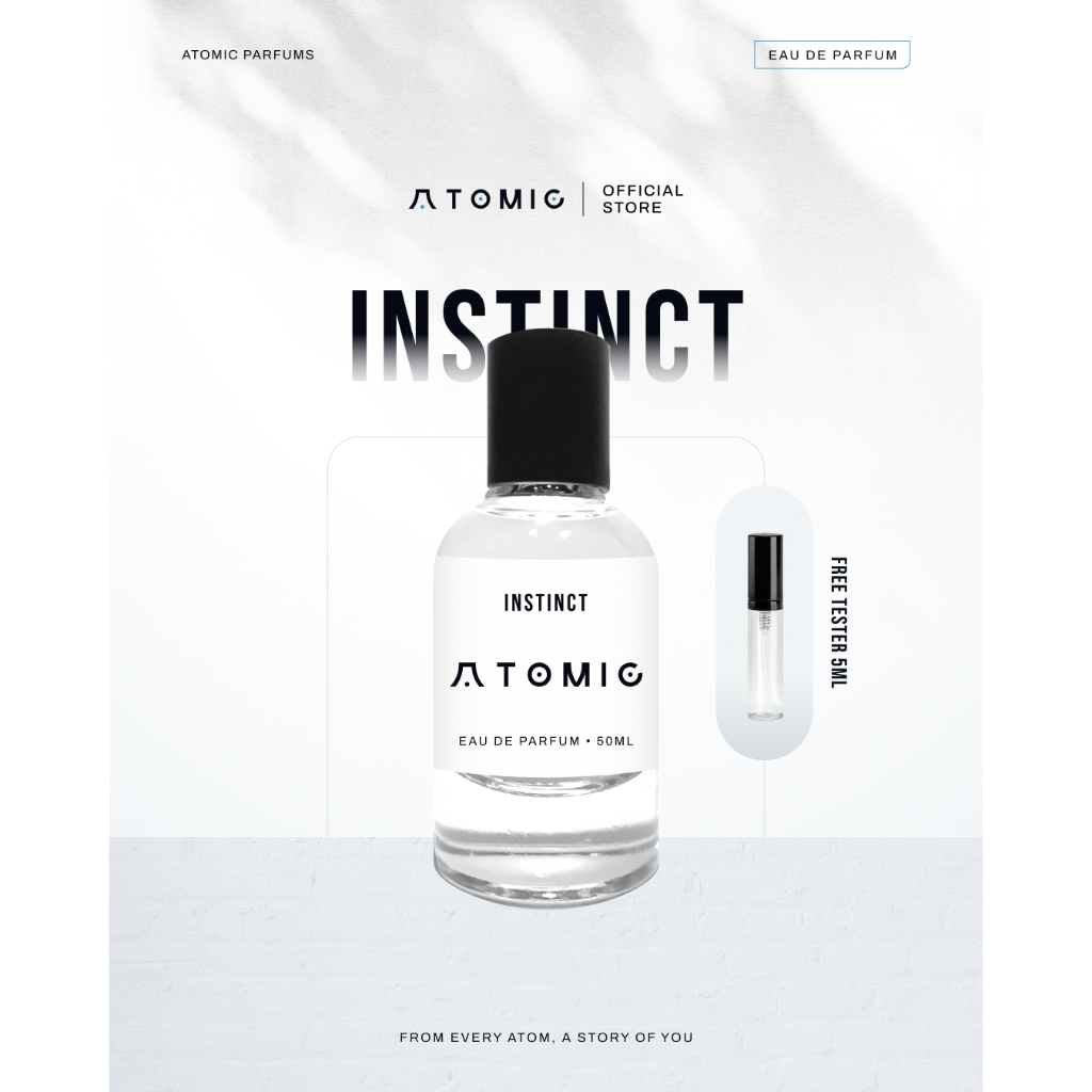 Jual Atomic Parfums – INSTINCT | Parfum Pria | Aromatic Fresh Spicy ...