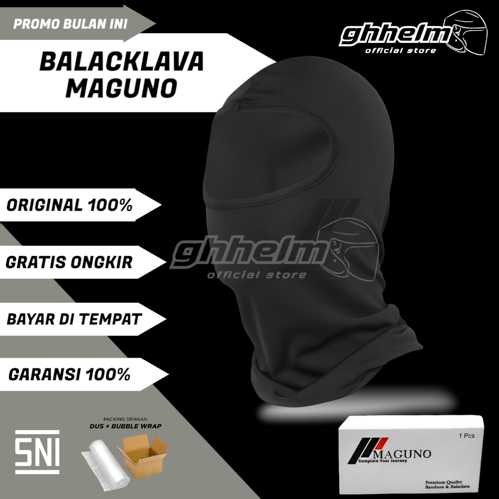 Jual Balaclava Full Face Mask Masker Buff Bahan Tebal Quick Dry ...