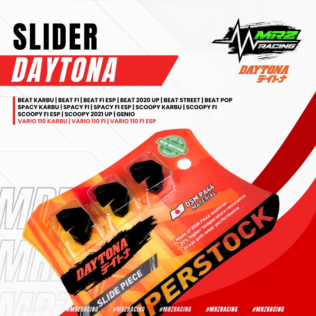 Jual Piece Slide Daytona Genio Beat Deluxe Slider Scoopy 2021 Slide ...