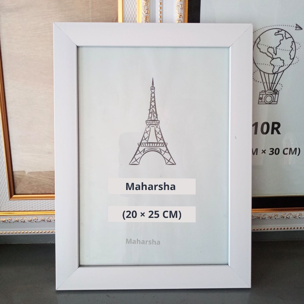 Jual Bingkai foto 10R 20×25 Cm Frame Foto Hitam Putih Pakai Kaca ...