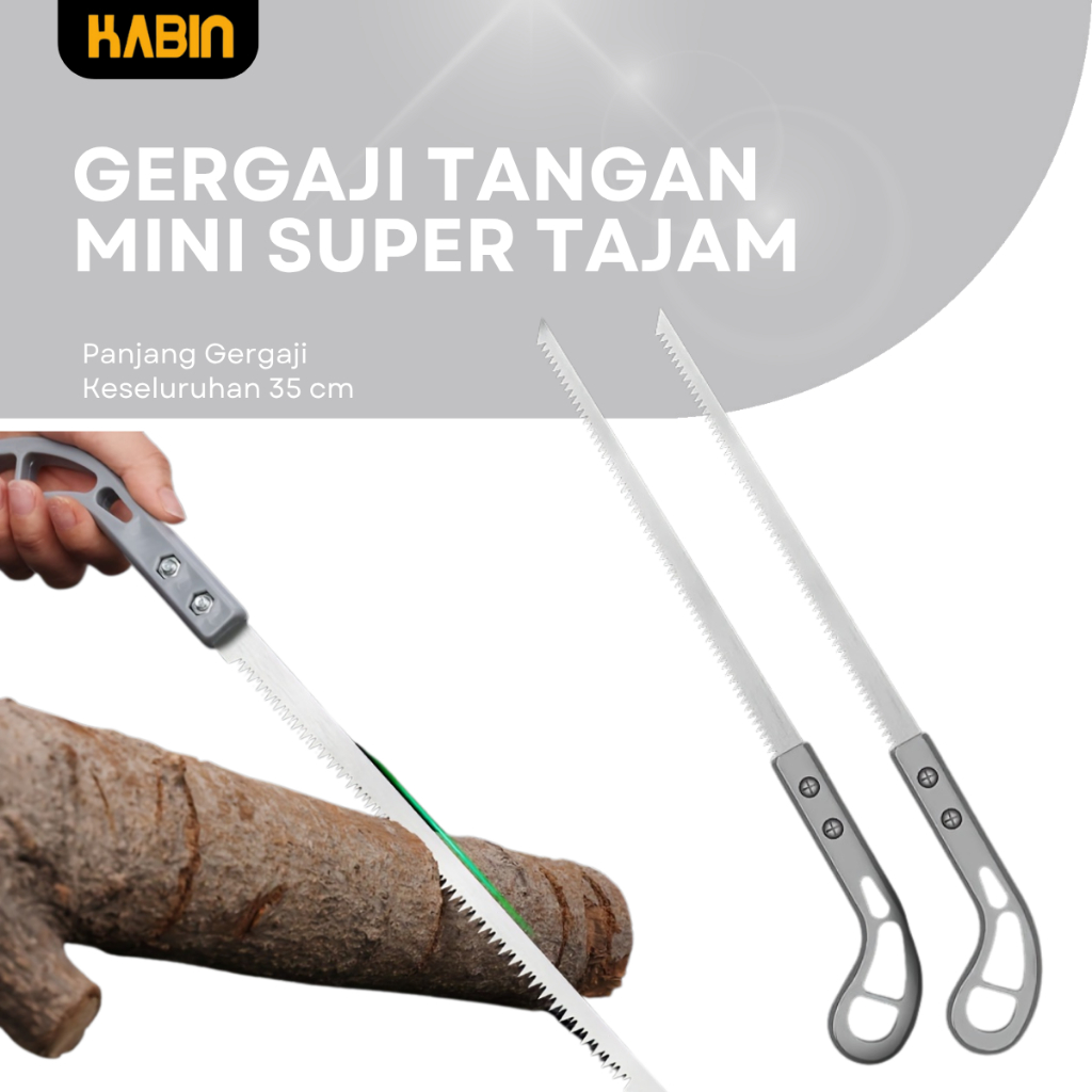 Jual Gergaji Runcing Mini 9" Inch / Gergaji Potong Dahan Ranting Pohon ...