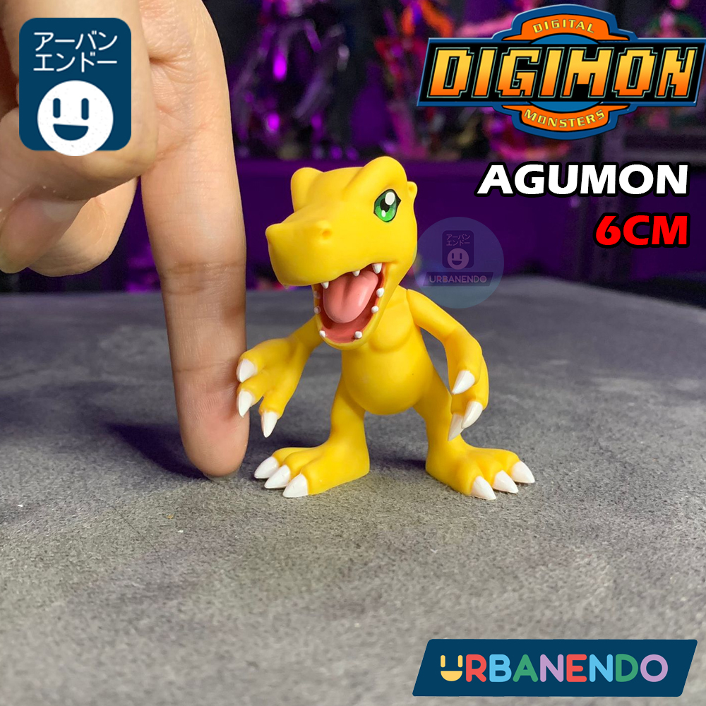 Jual Action Figure Agumon Digimon 6cm Pajangan Mini Lucu Figure Digimon ...
