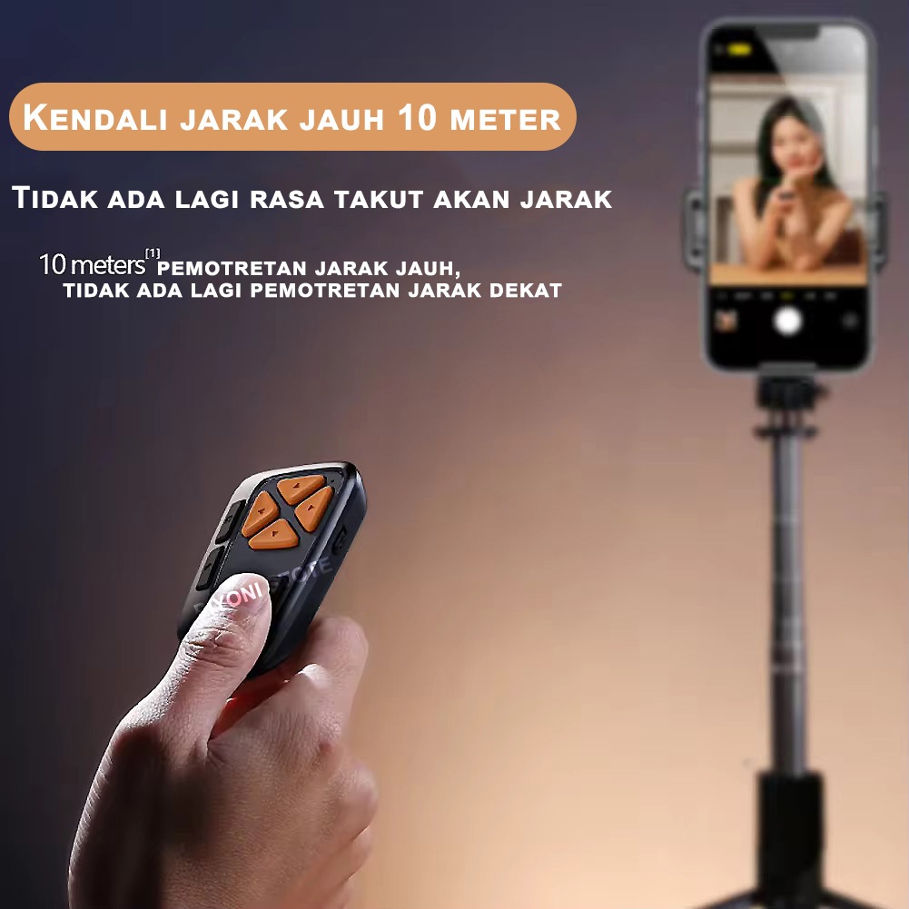 Jual 8-buttons Piyoni Multifungsi Bluetooth Remote Control Selfie ...