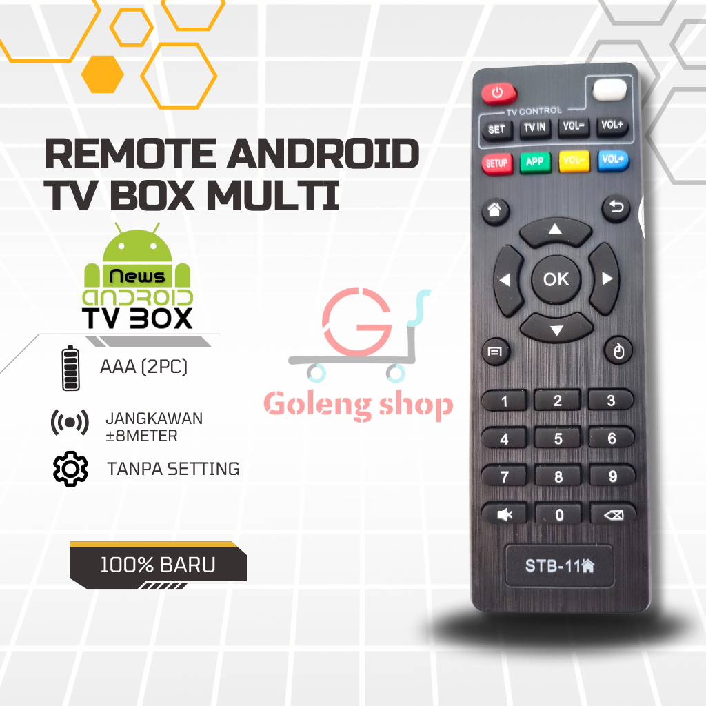 Jual Remot Remote Android tv Box MXQ / MXQ 4K / MXQ PRO 4K / MX10 / H96 ...