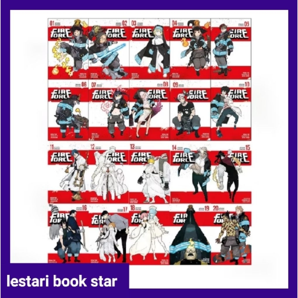 Jual fire force manga vol, ( 1-34) English | Shopee Indonesia