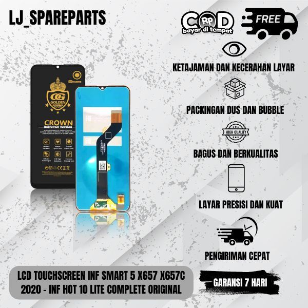 Jual LCD TOUCHSCREEN INFINIX X657 / X657B / SMART 5 FULLSET COMPLETE ...