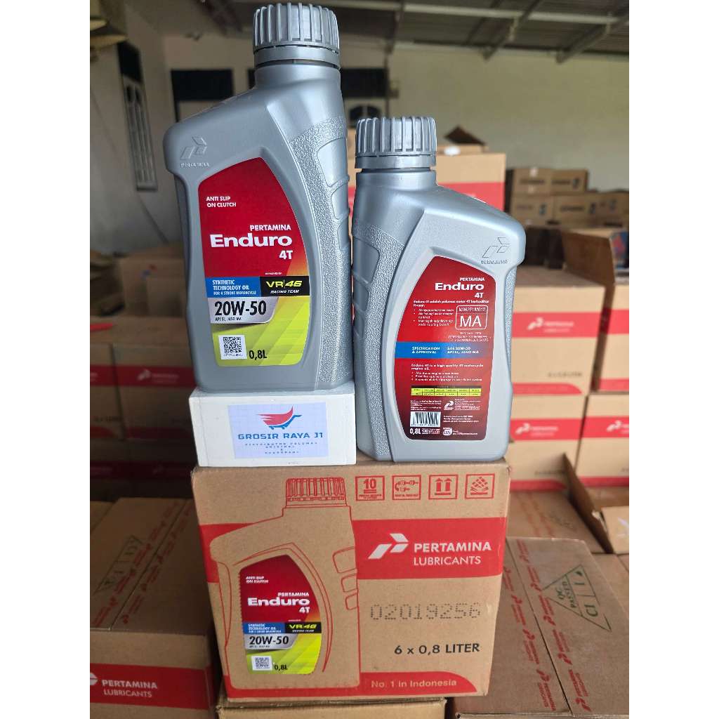 Jual Pertamina Enduro 4T – Oli Mesin Motor SAE 20W-50 0.8L | 100% Original | Shopee Indonesia