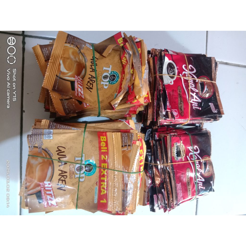 Jual cangkang bekas bungkus kopi untuk kerajinan tangan hrg tertera ...