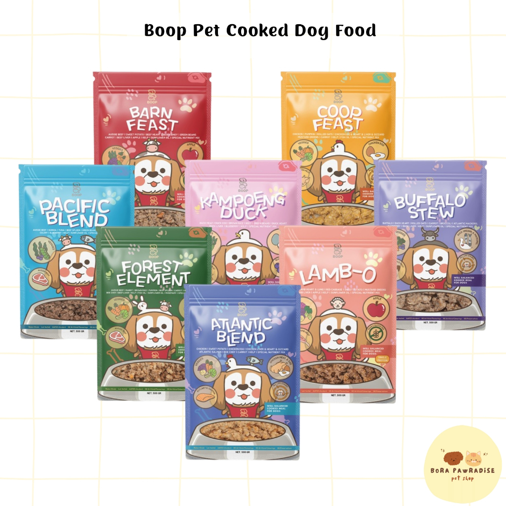 Jual Boop Pet Cooked Dog Food Makanan Anjing Basah Sehat 150gm & 500gm ...