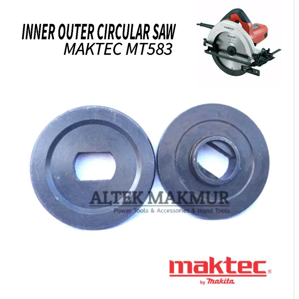 Jual RING INNER OUTER FLANGE SET CIRCULAR SAW MAKTEC MT583 / MUR ...